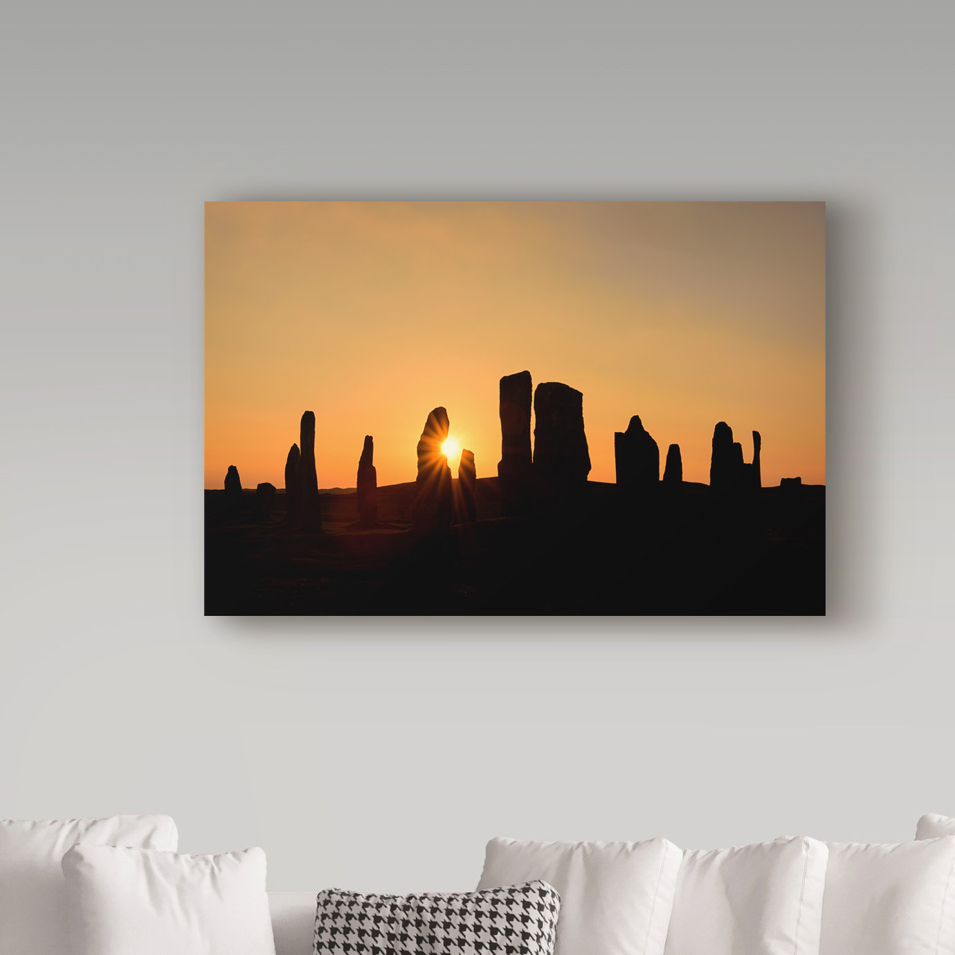 East Urban Home 'Callanish Silhouette' Photographic Print on Wrapped ...
