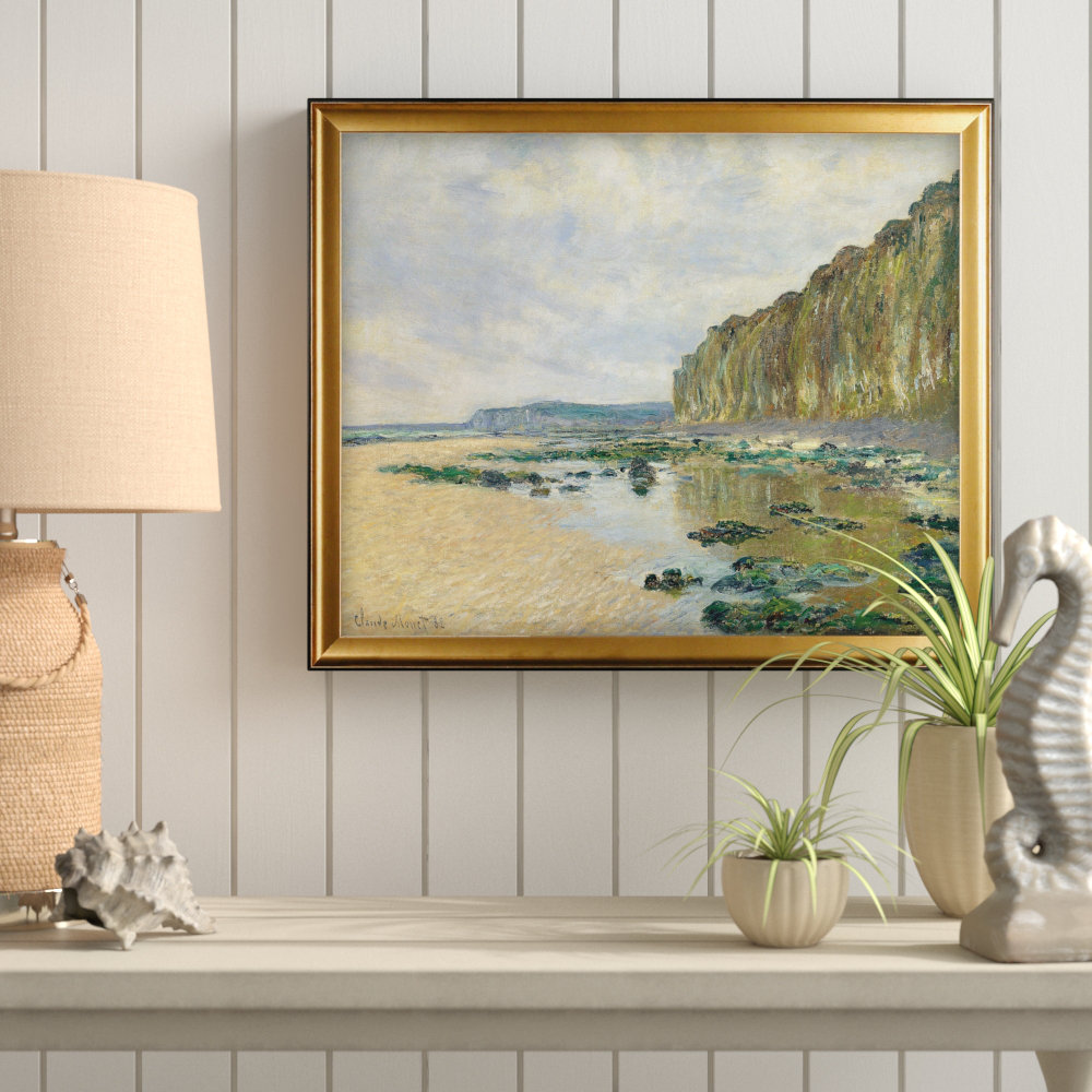The Twillery Co.® Cliff at Pourville by Claude Monet - Picture Frame ...