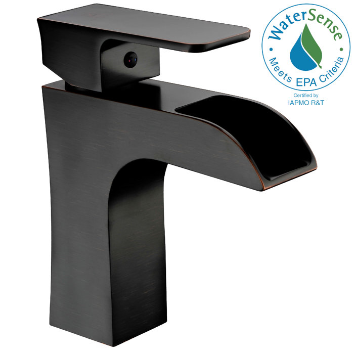 ANZZI Forza Single-Hole Single-handle Bathroom Faucet & Reviews | Wayfair
