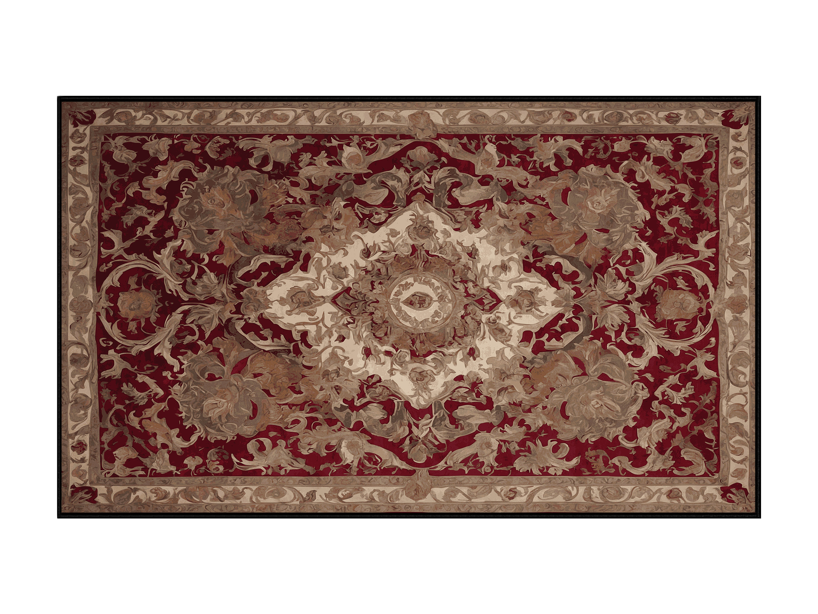 Wildon Home® Machine Washable Brown Area Rug | Wayfair