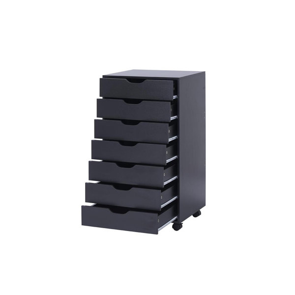 Latitude Run® Garysburg 7-Drawer Office File Cabinet for Office Storage ...