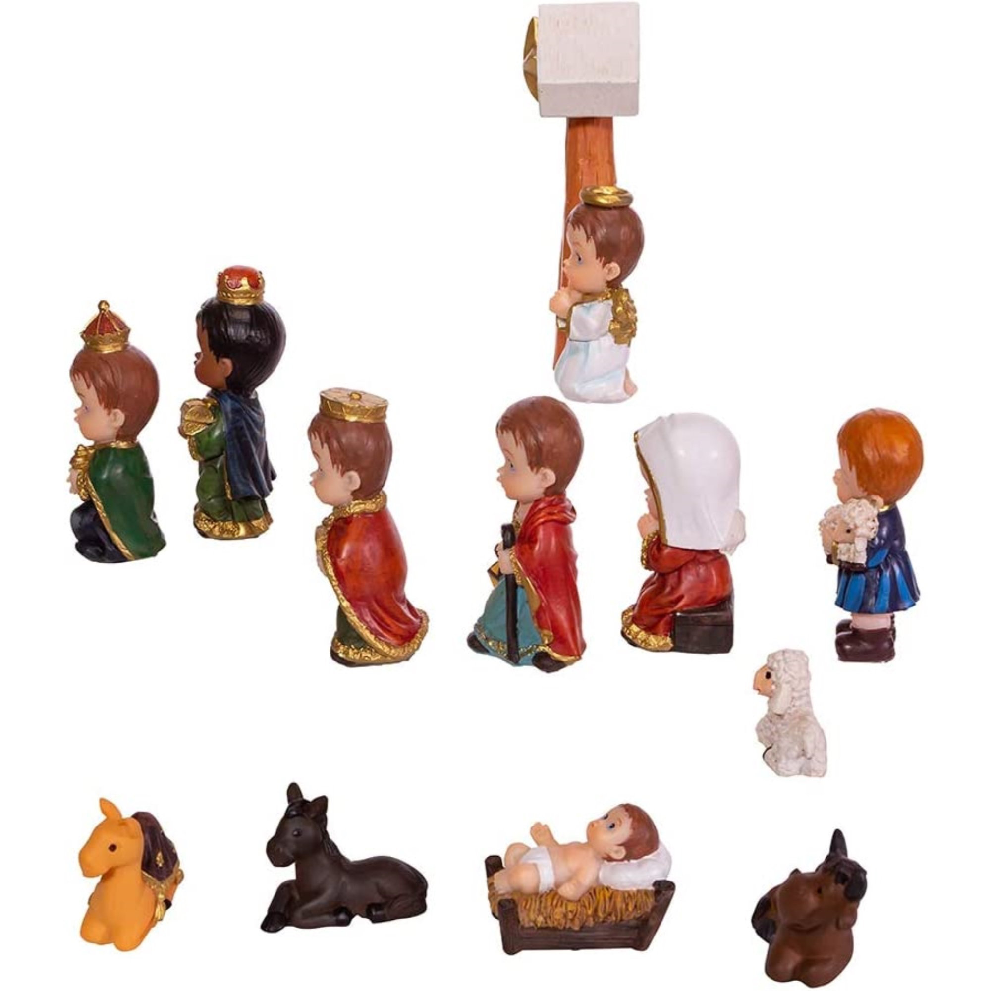 Kurt Adler 13 Piece Children's Nativity Set | Wayfair