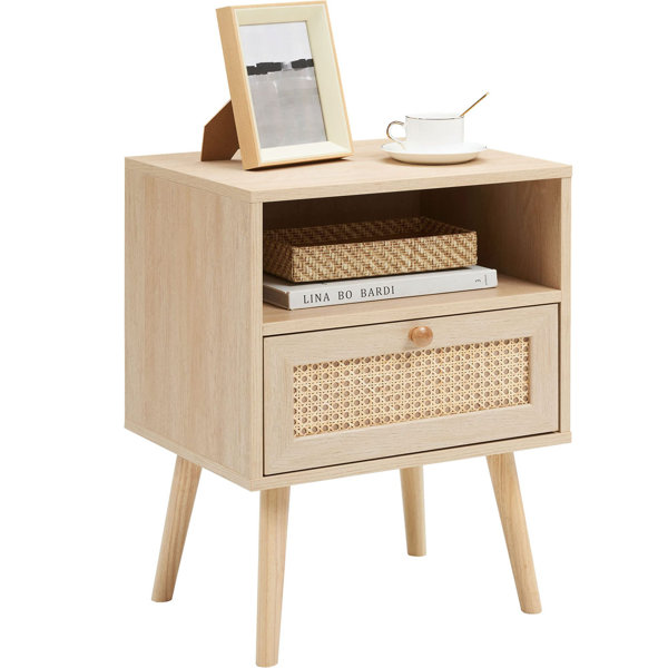 Bay Isle Home Mahershala Manufactured Wood Nightstand | Wayfair