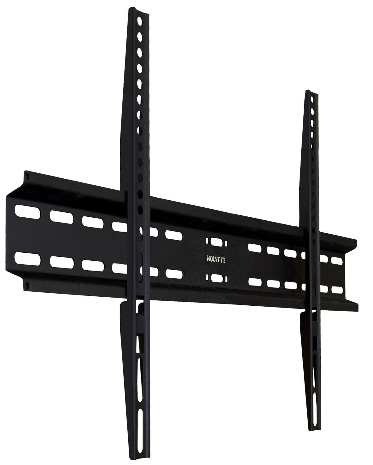 Mount-it Black Fixed Wall Mount for Holds up to 77 lbs & Reviews | Wayfair
