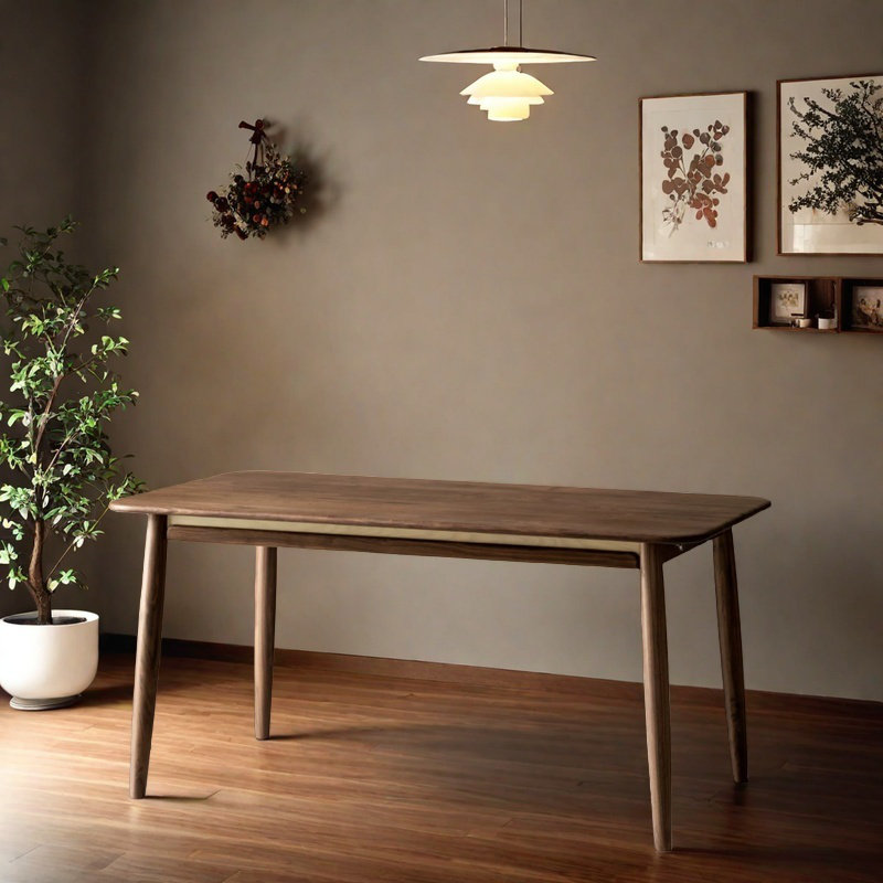 Corrigan Studio® Solid Ash Wood Dining Table with Stability. | Wayfair