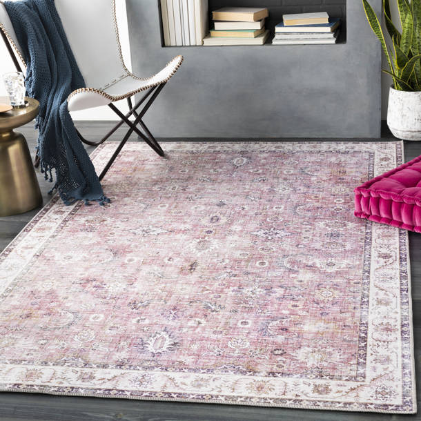 Ebern Designs Alta Performance Mauve Rug & Reviews | Wayfair