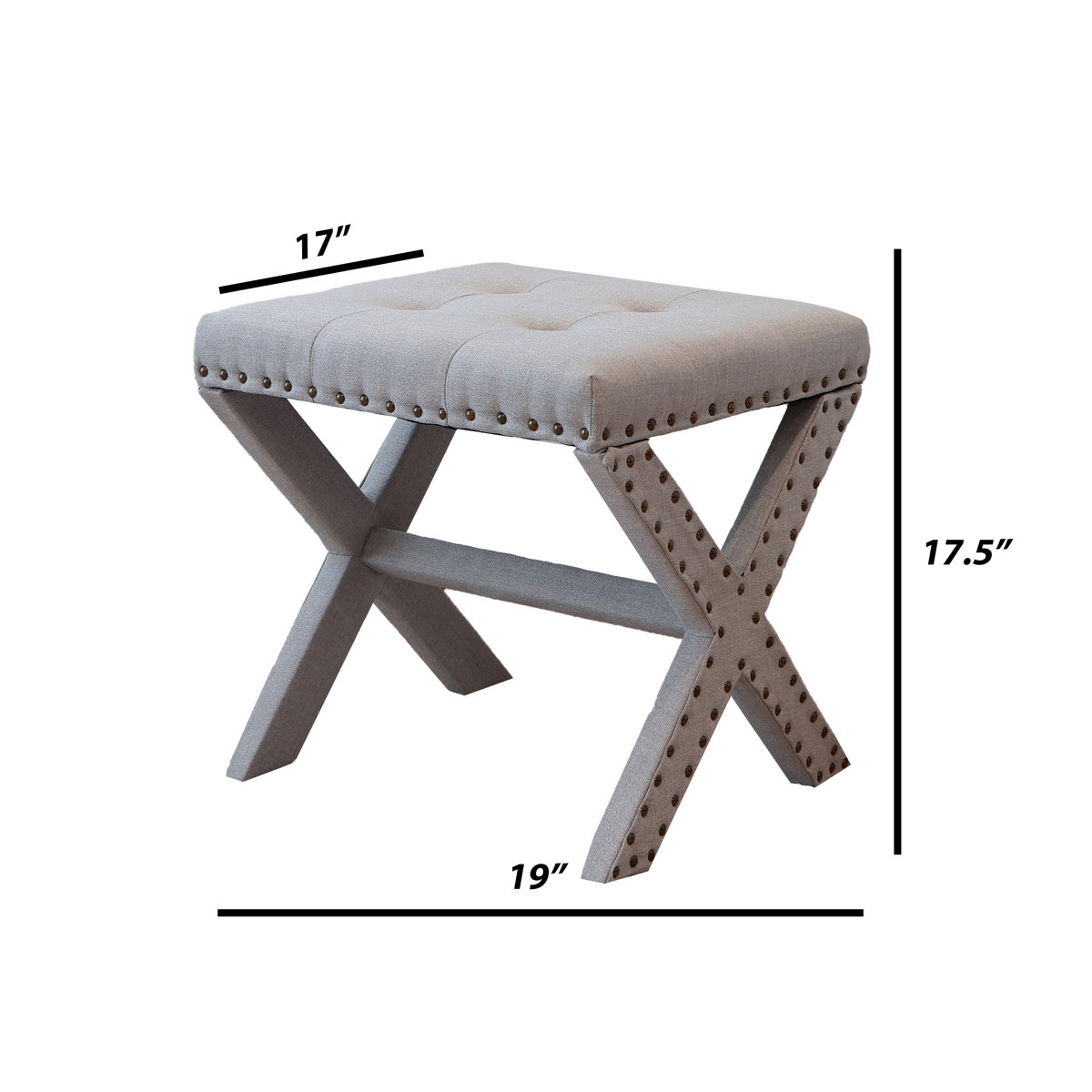 Red Barrel Studio® Mathilda Vanity Stool & Reviews | Wayfair
