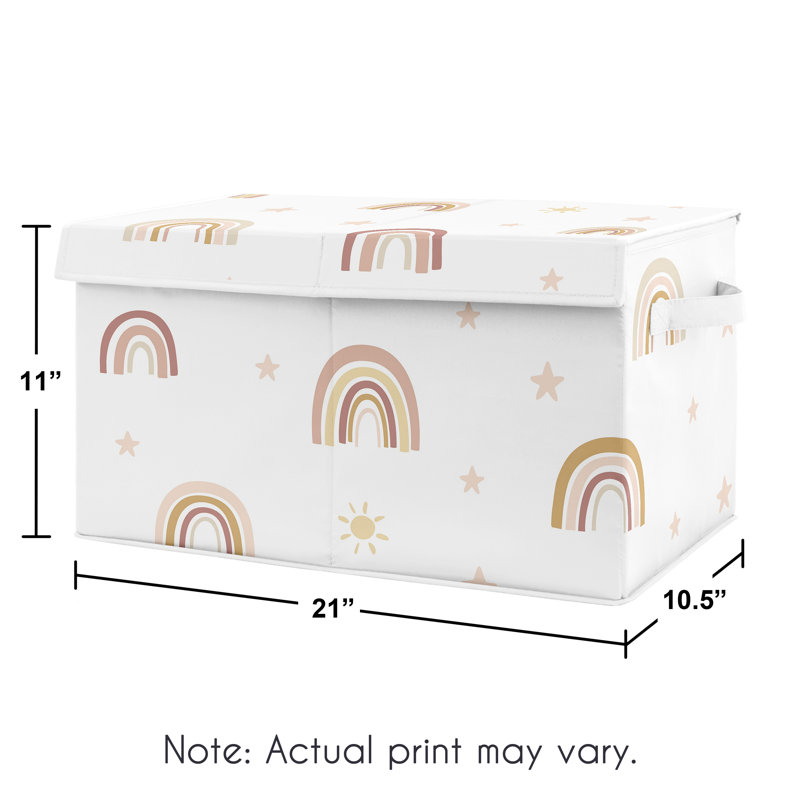 Sweet Jojo Designs Boho Rainbow Storage Fabric Toy Box | Wayfair