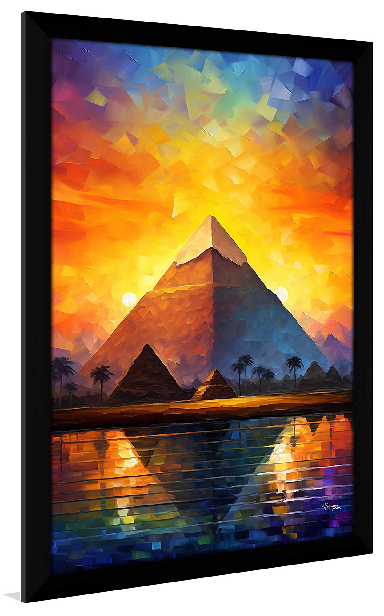 Foundry Select "The Great Pyramid Of Giza" By V2 Design Co. Print On ...