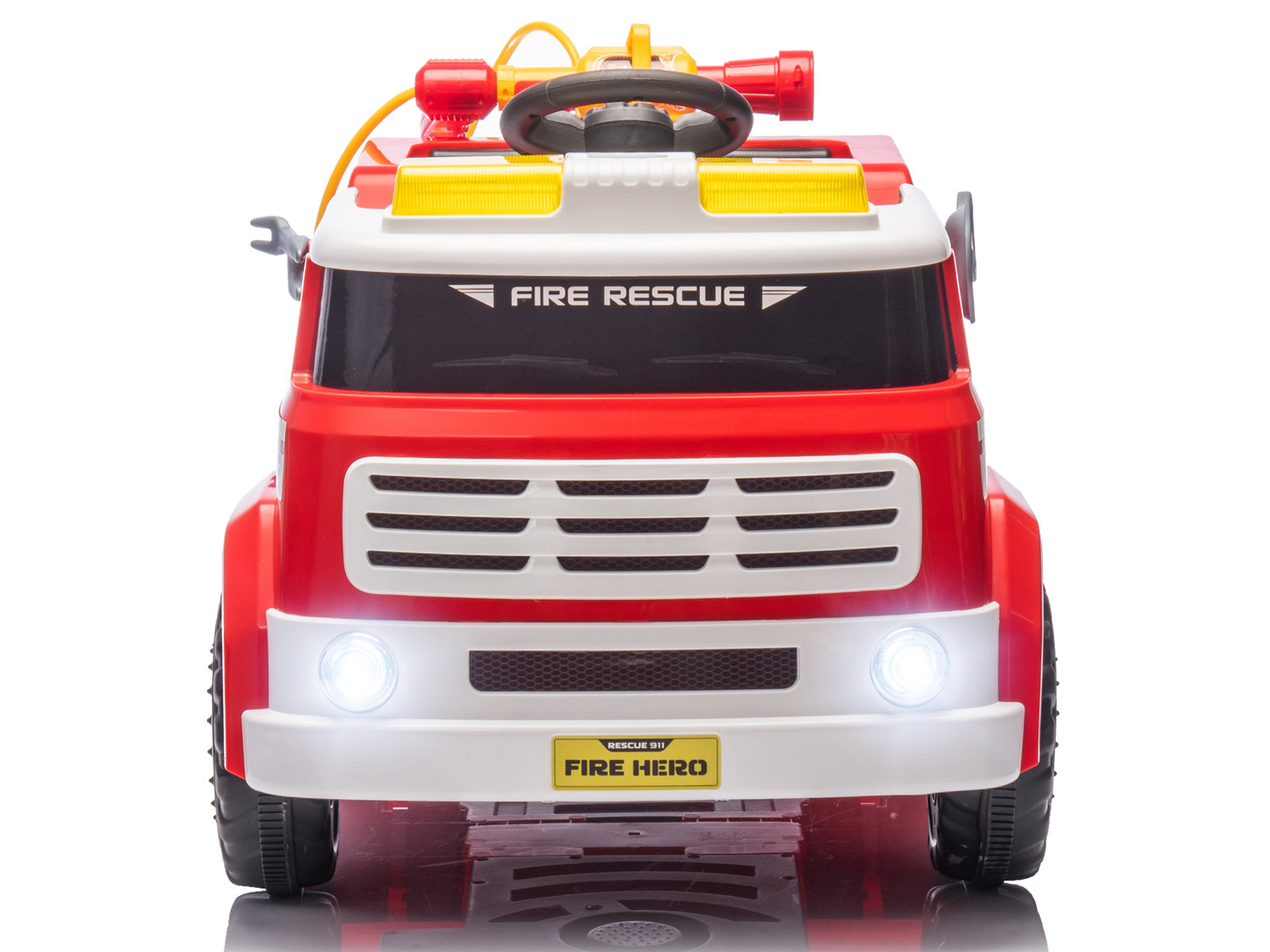 Modern Depo 12V7Ah Kids Ride On Fire Truck Fighter Battery Powered Car ...