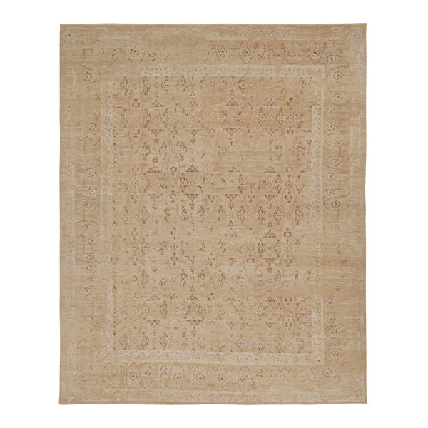 Rug & Kilim One-of-a-Kind Rectangle 11'10" X 14'11" Silk Area Rug in ...