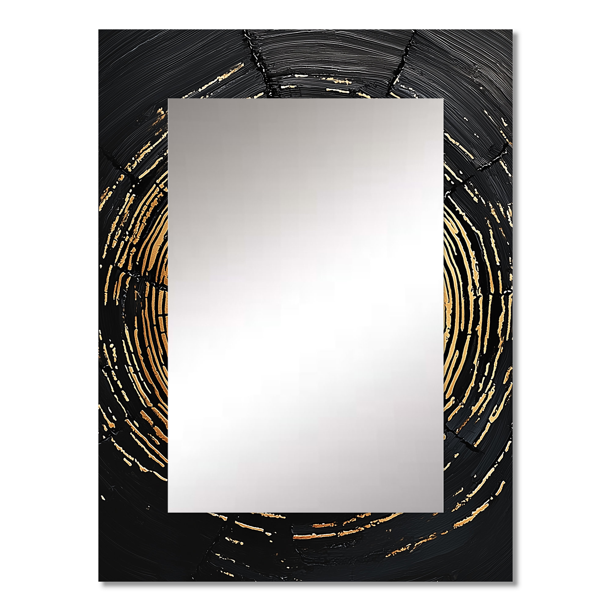 Mercer41 Golden Dark Wood Slide Roots Of Serenity IV - Trees Wall ...