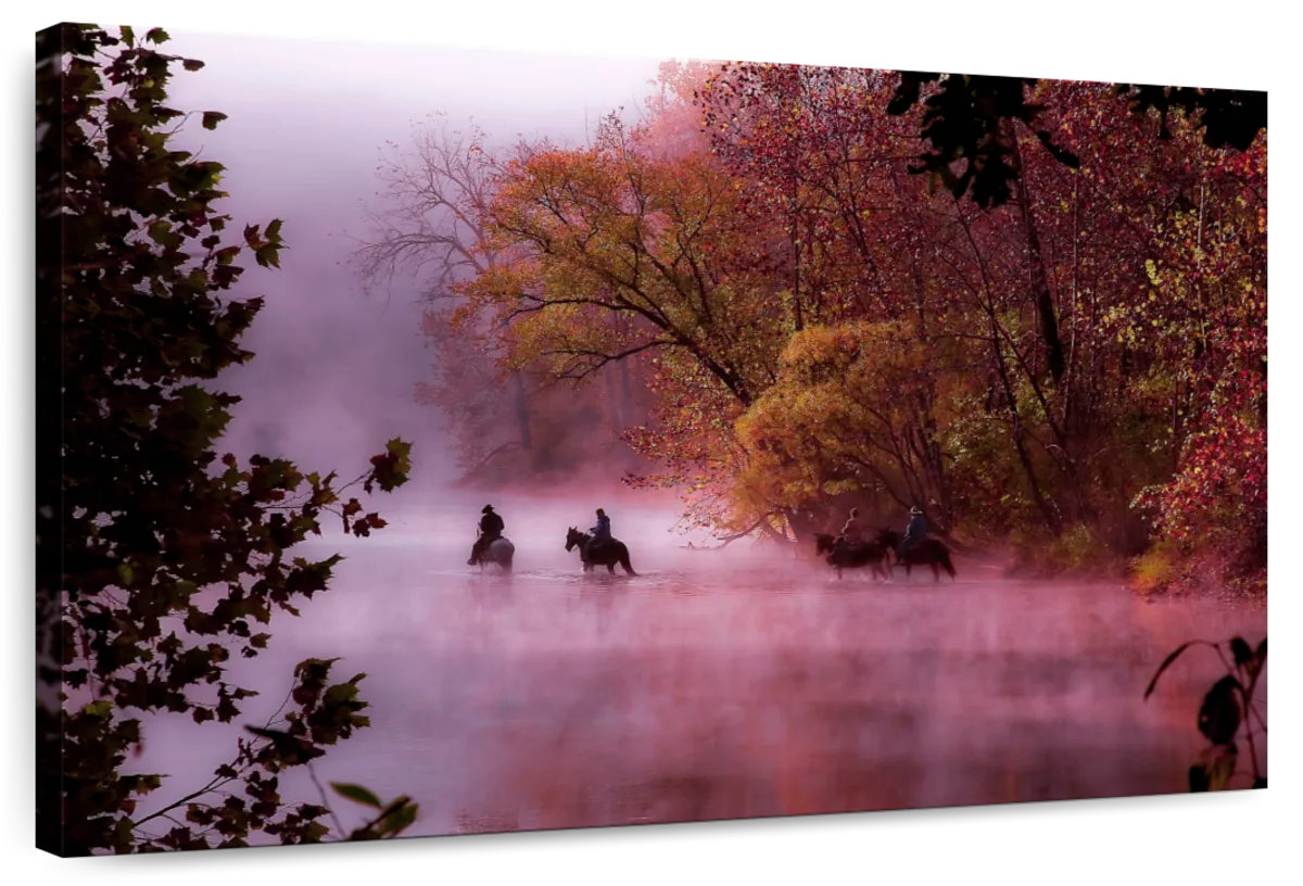 Millwood Pines Alvord Ozarks Cowboys Fall Scene | Wayfair