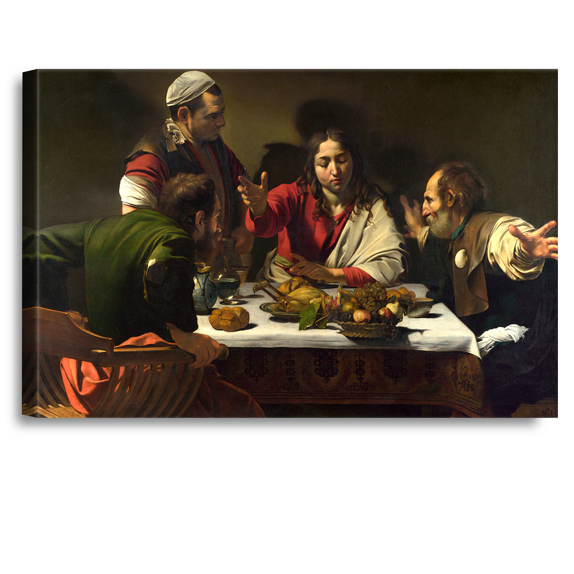 A&T ARTWORK The Supper at Emmaus by Caravaggio . The World Classic Art ...