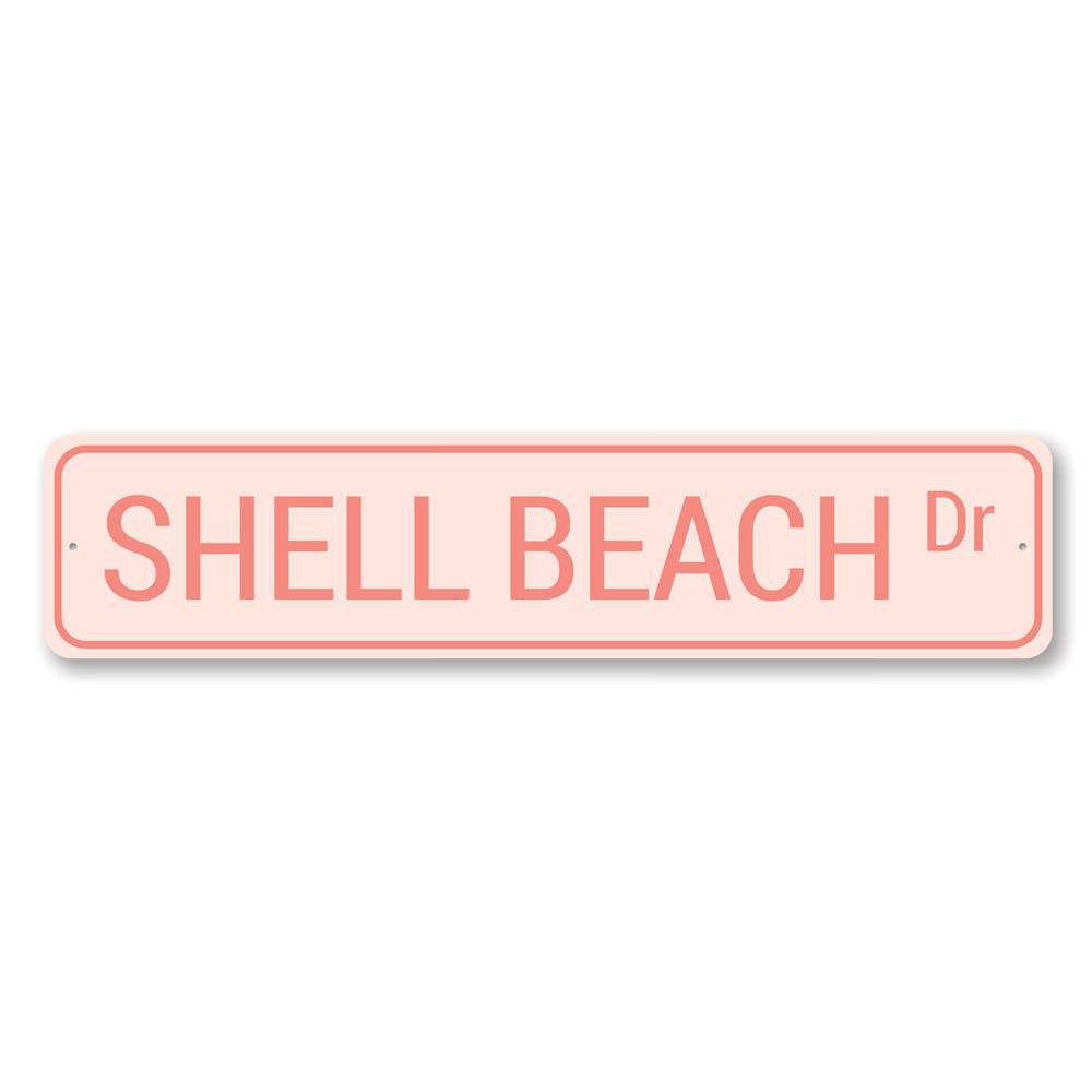 Lizton Sign Shop, Inc Shell Beach Drive Custom Aluminum Sign | Wayfair