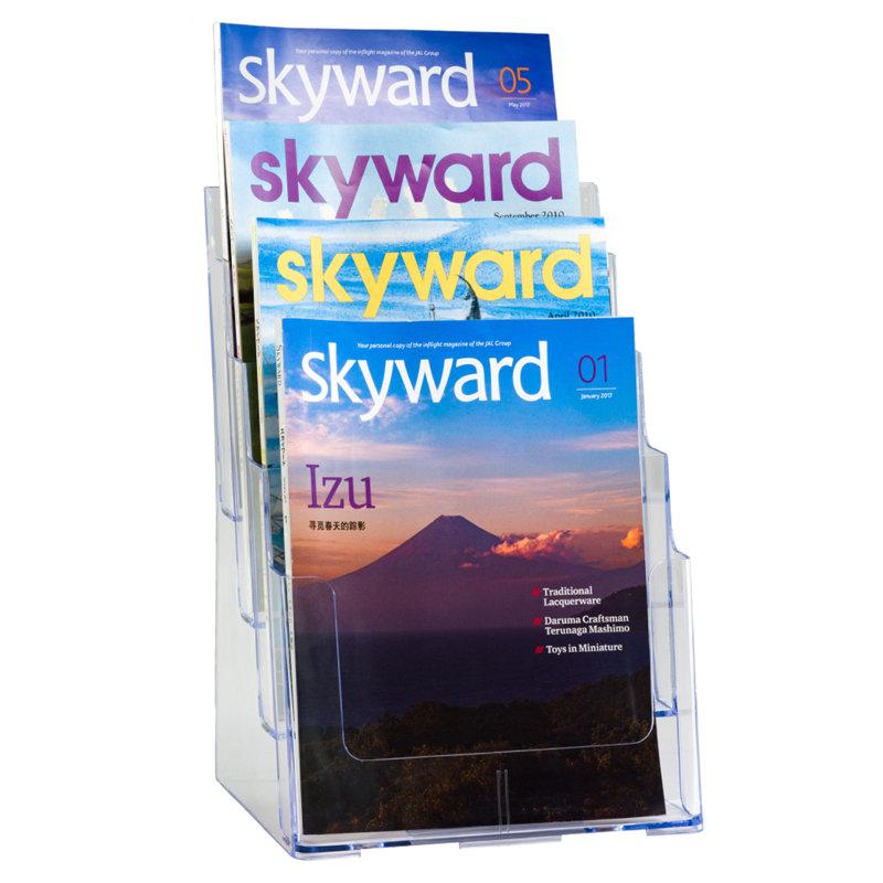 Azar Displays Four-Tier Four-Pocket Letter Sized Brochure Holder | Wayfair