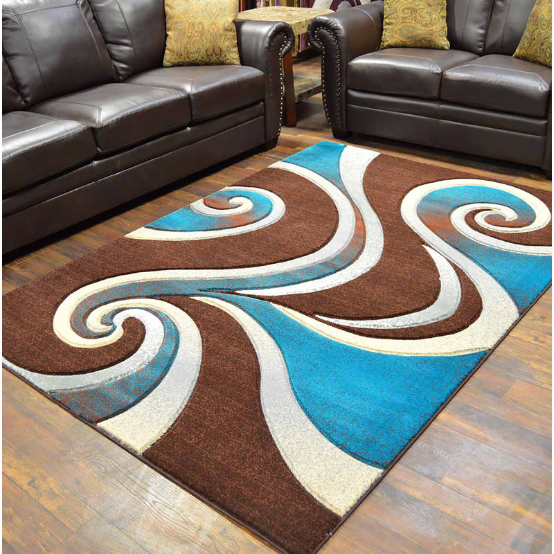 Ivy Bronx Mccampbell Performance Abstract Indoor Rug & Reviews | Wayfair
