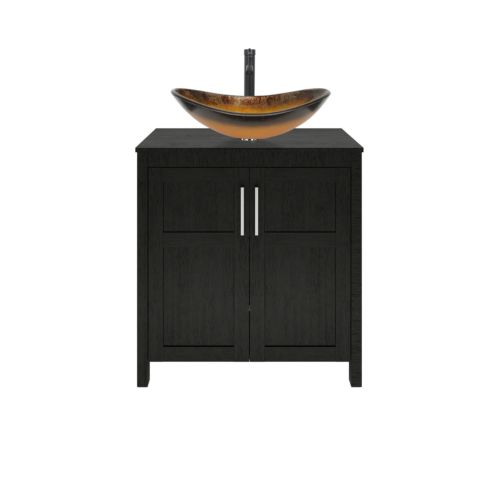Winston Porter 30" Free-Standing Modern Single Bathroom Vanity With ...