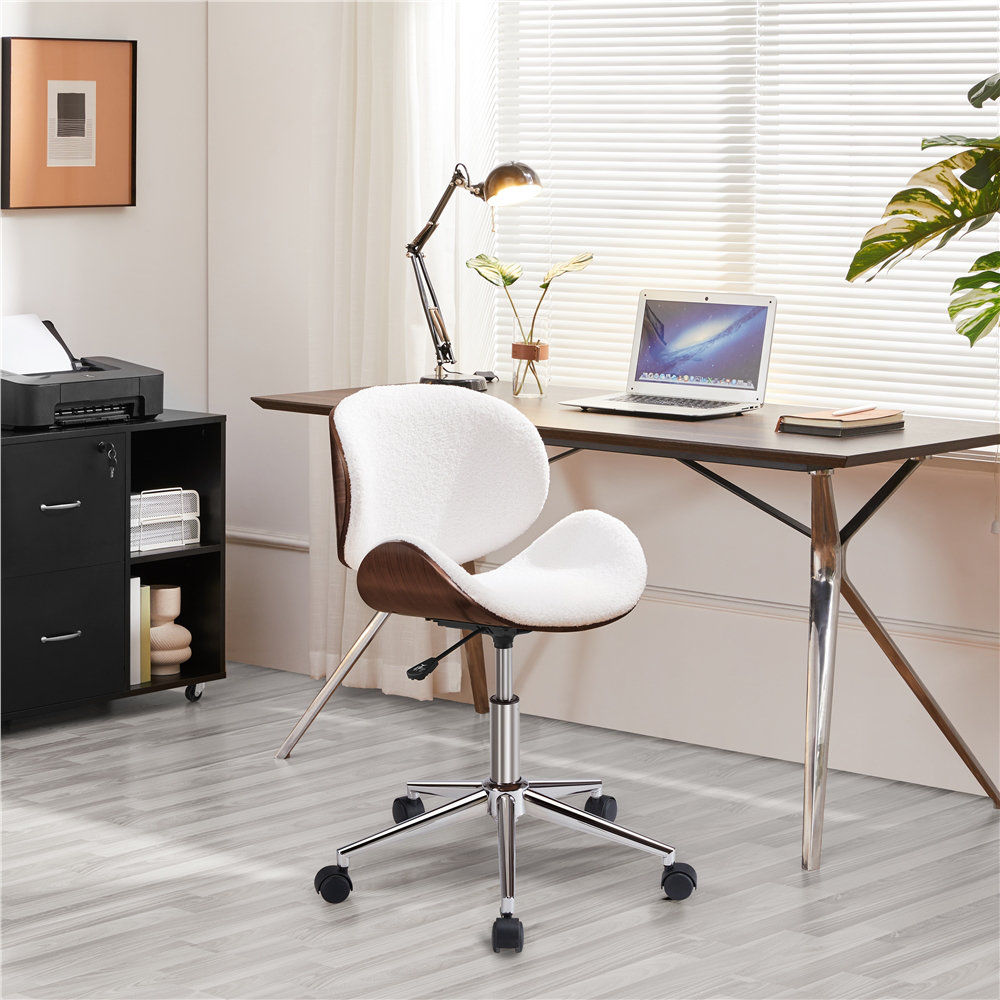 Ivy Bronx Baheer Faux Leather Task Chair & Reviews | Wayfair