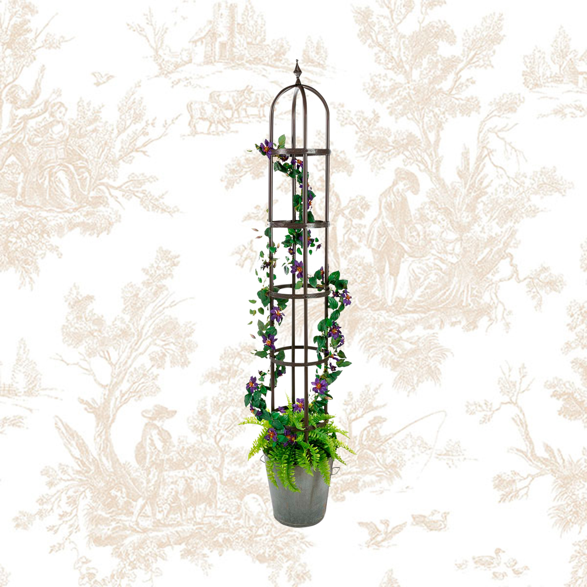 Ophelia & Co. Steel Obelisk Gardening Trellis & Reviews | Wayfair