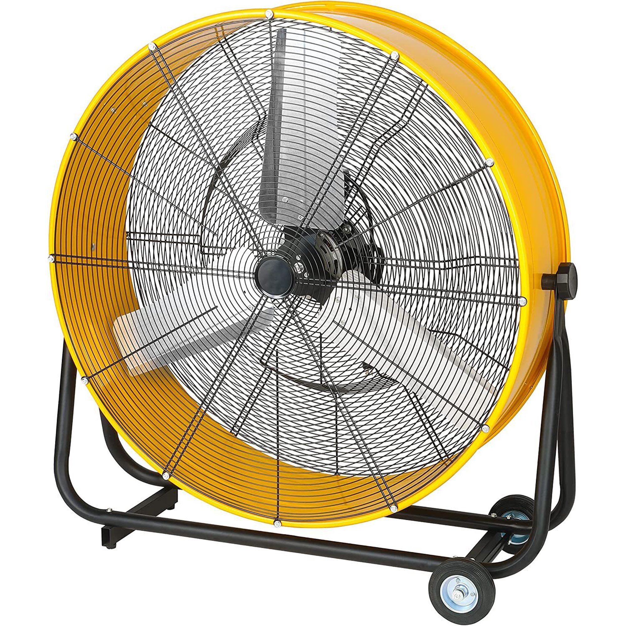 Dubbin 36" Heavy Duty Metal Industrial Drum Fan, 3 Speed High Velocity ...