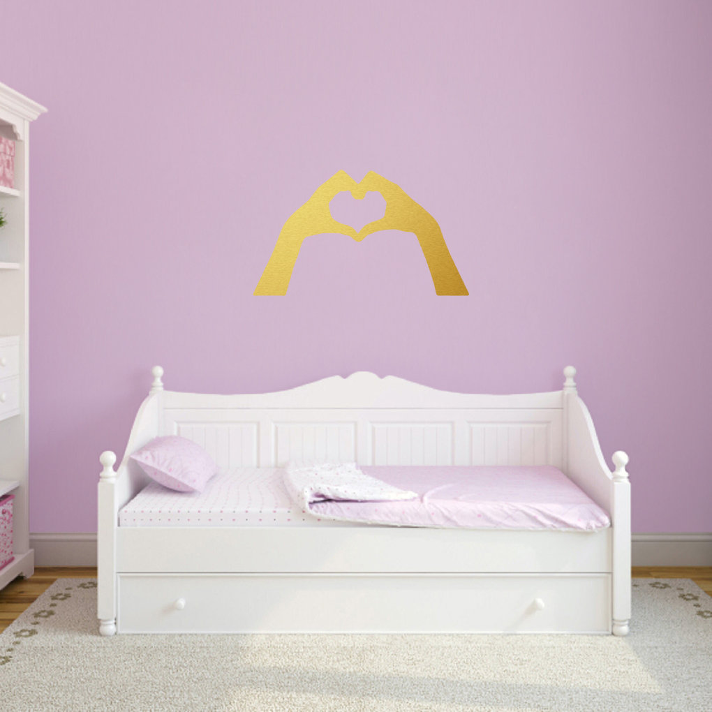 Sweetums Wall Decals Heart Hands Wall Decal | Wayfair