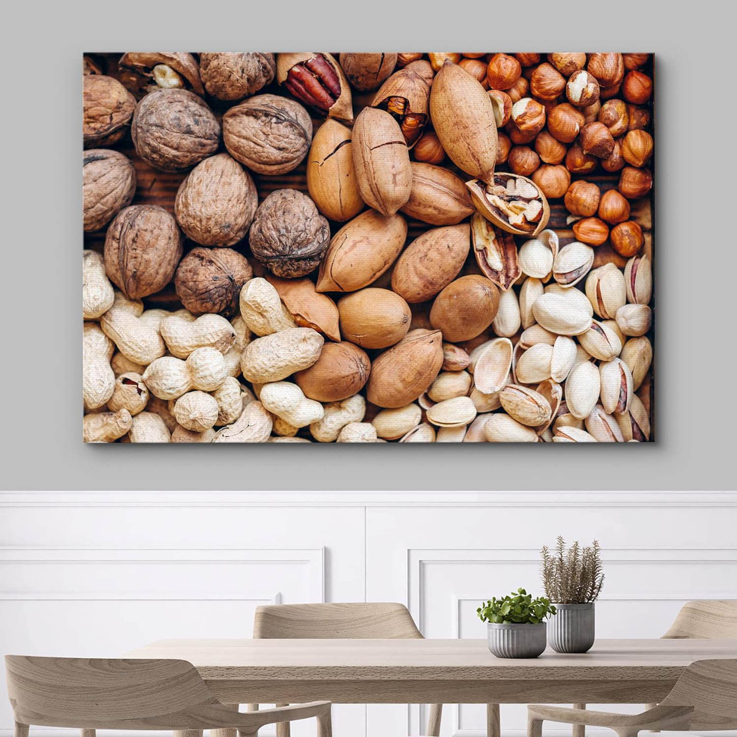IDEA4WALL Kitchen Food Pistachio Walnut Hazelnut Peanut Variety Food ...