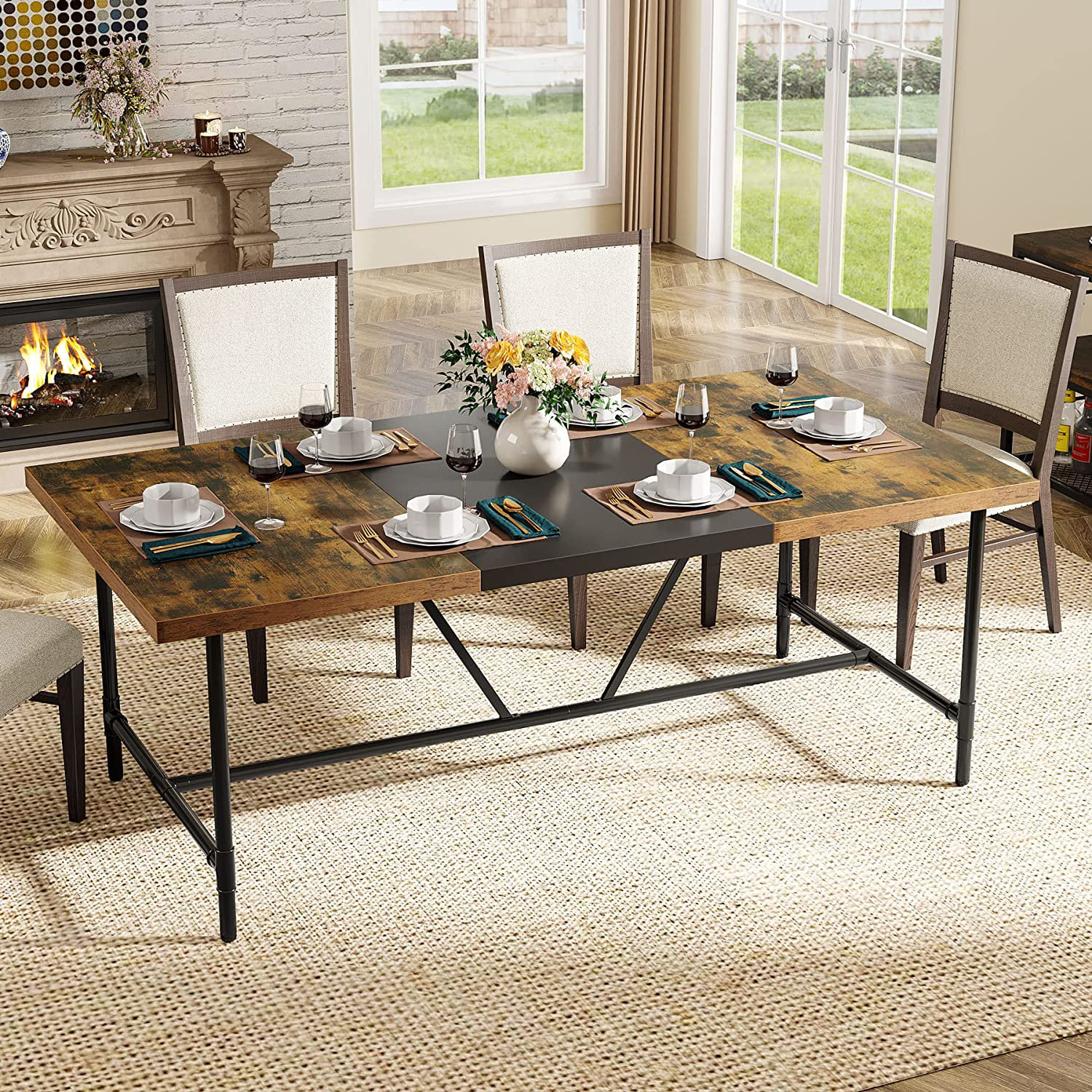 17 Stories Fredericia 70.86" Dining Table & Reviews - Wayfair Canada