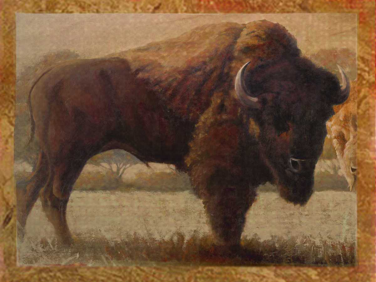 Foundry Select Buffalo 1 - Wrapped Canvas Graphic Art | Wayfair