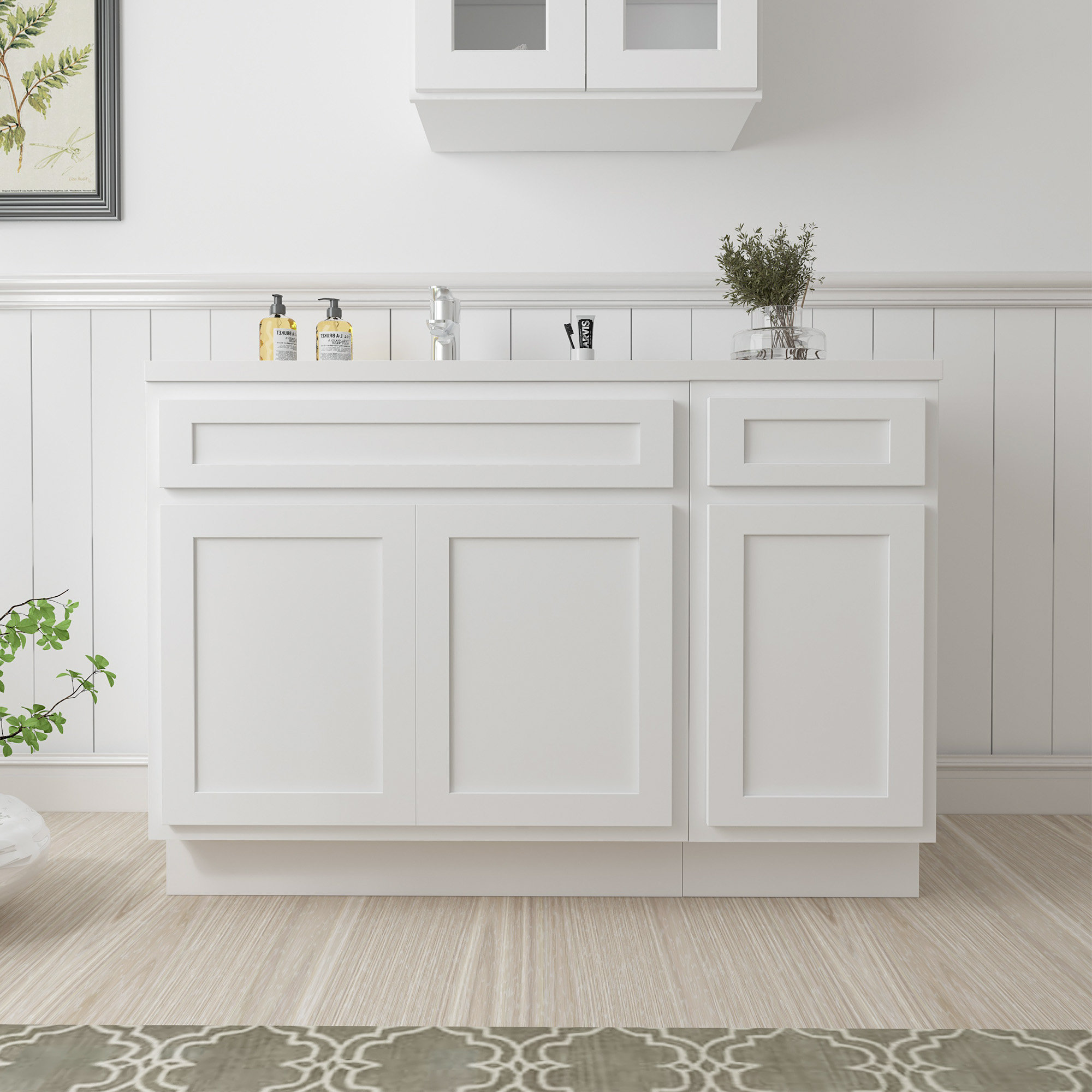 Home Beyond 45 Single Bathroom Vanity Base Only & Reviews - Wayfair Canada