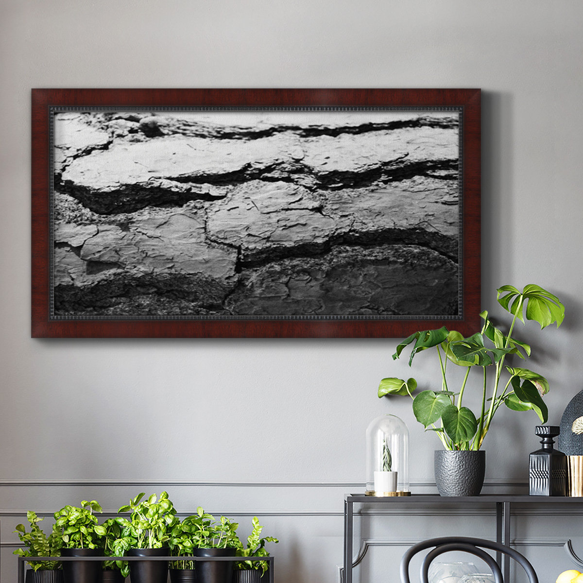 17 Stories Found Textures IV Premium Framed Canvas- Ready To Hang ...