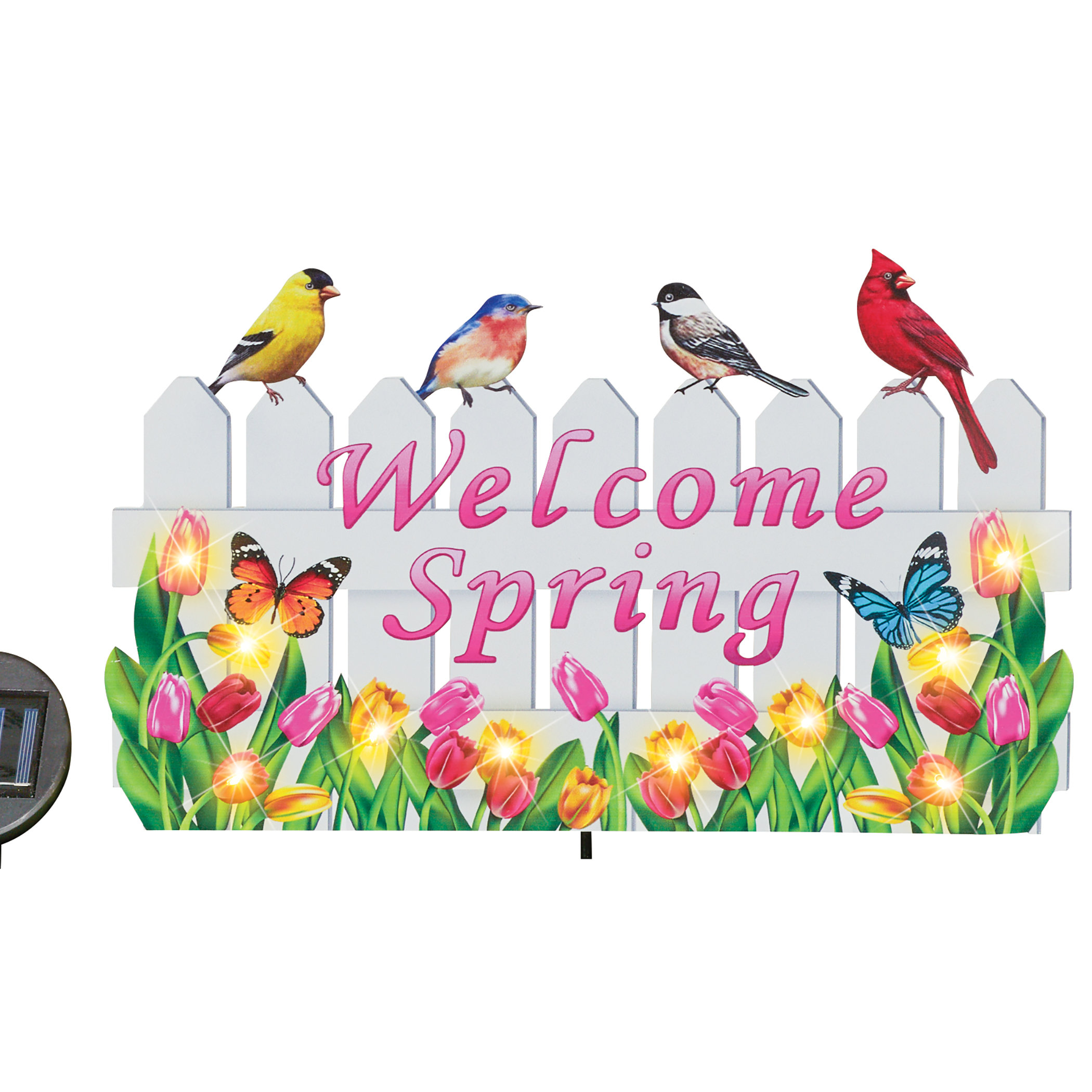 Arlmont & Co. Myazia Welcome Spring Garden Stake - Wayfair Canada