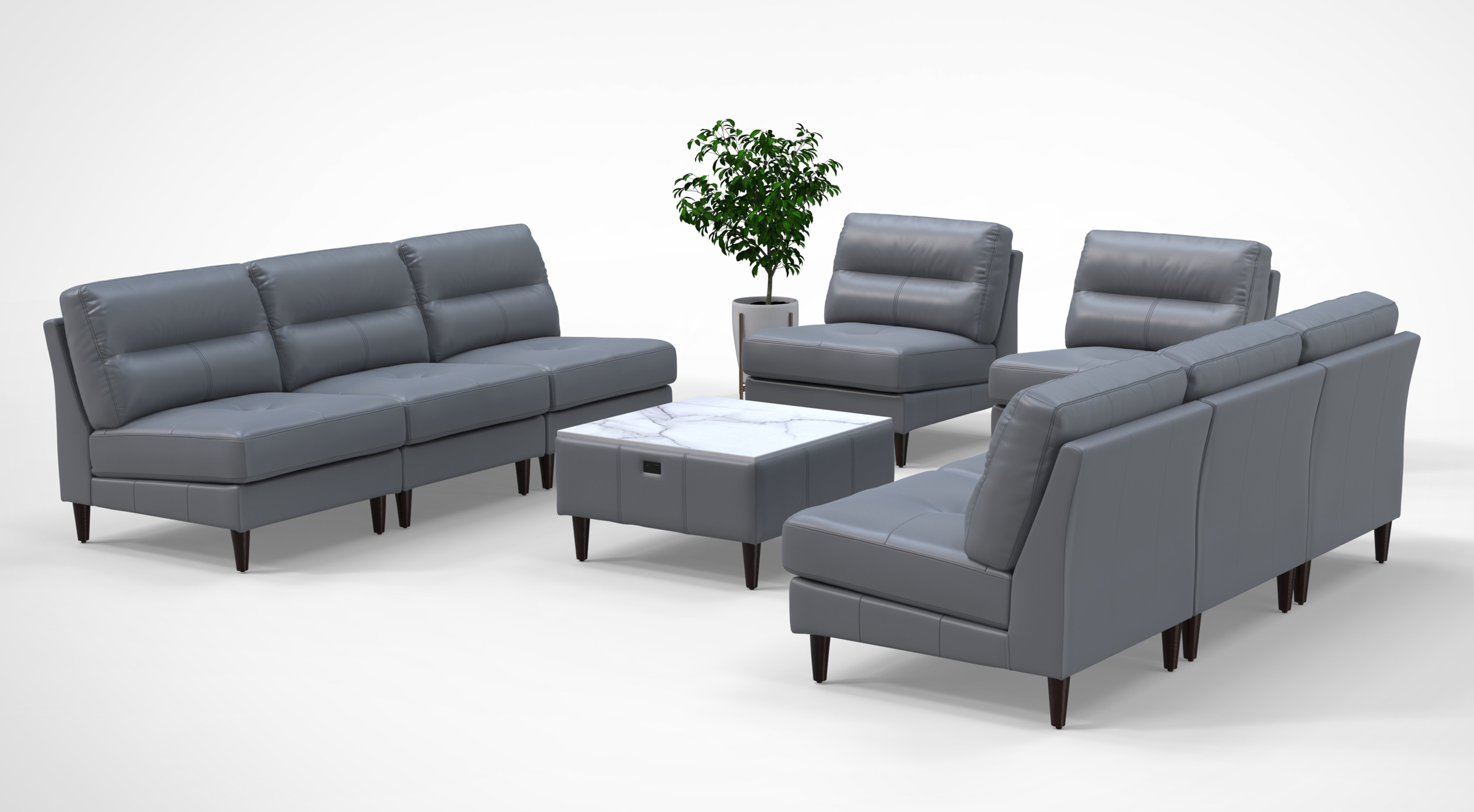 Reunion 8 Person Hospitality Booth Cafeteria Cafe Restaurant Chair Set ...