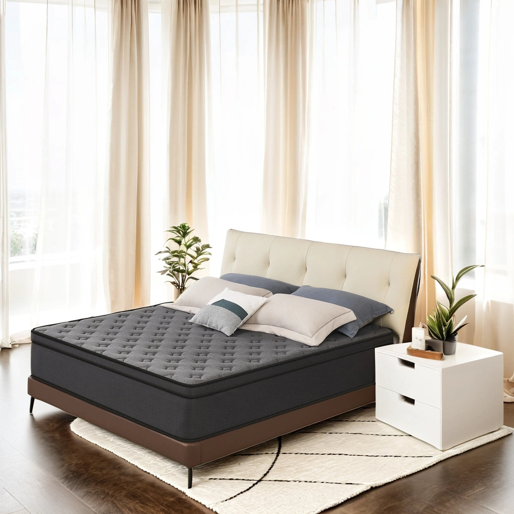 Alwyn Home Memory Foam Mattress, 12 Inches Hybrid Mattress Individually ...