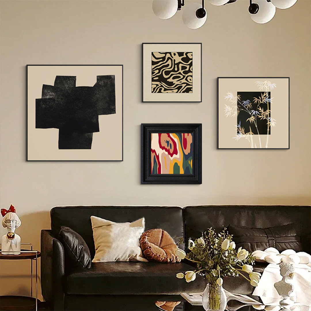 Organix Oasis French niche art living room background wall decoration ...