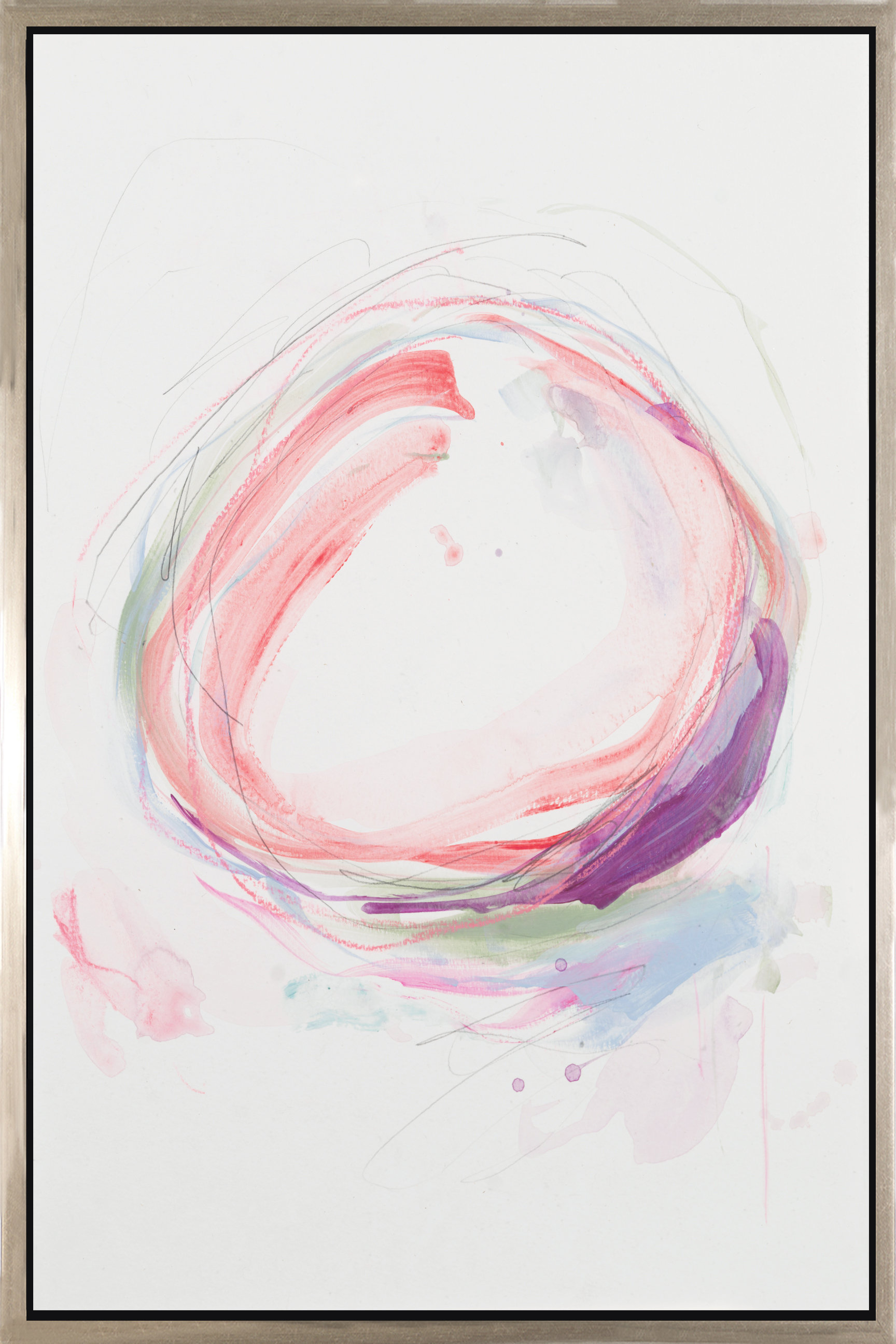 CHC Art, Inc. Circular Conclusions IV - Painting on Canvas | Wayfair