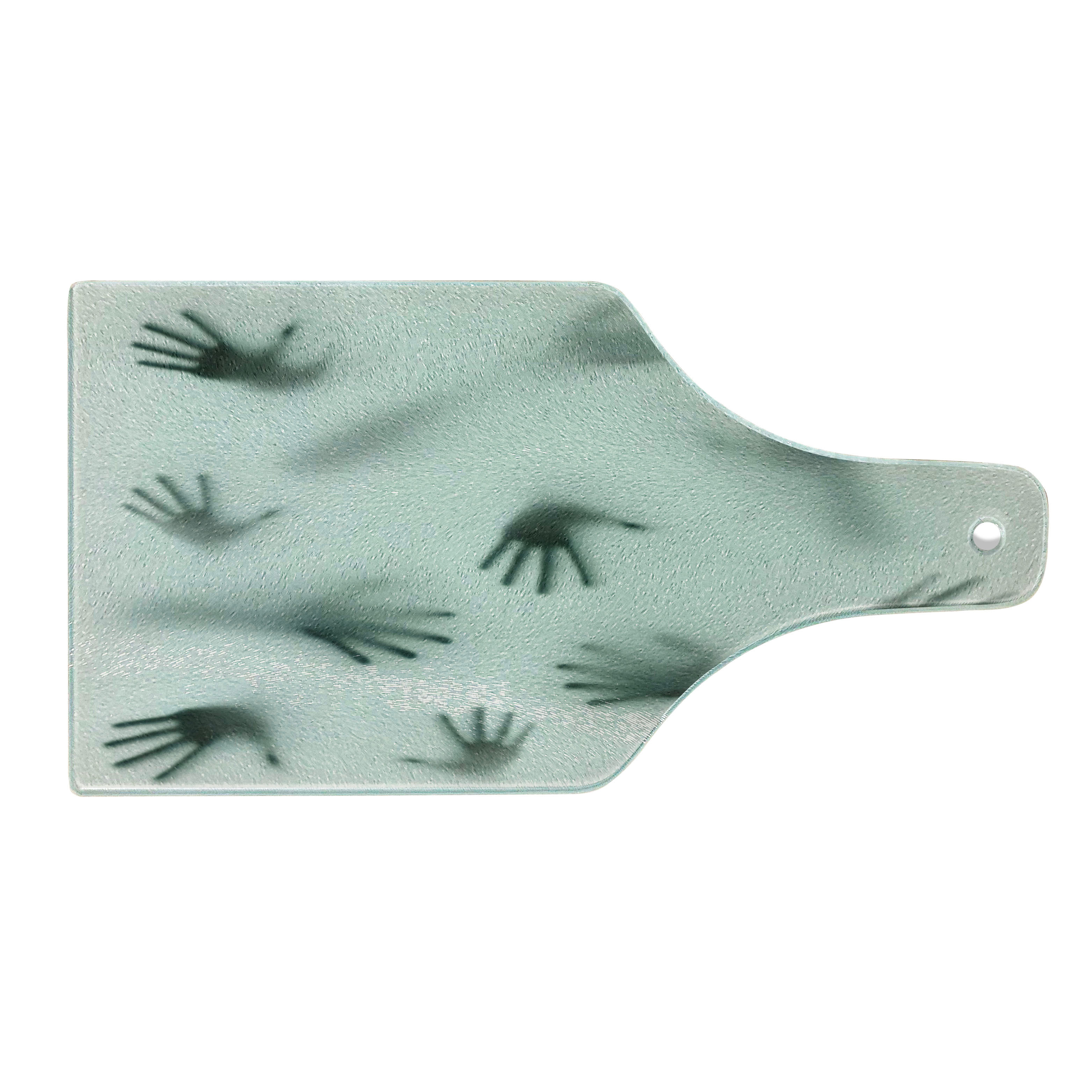 Ambesonne Horror Tempered Glass Cutting Board Ghost Alien Emerald | Wayfair