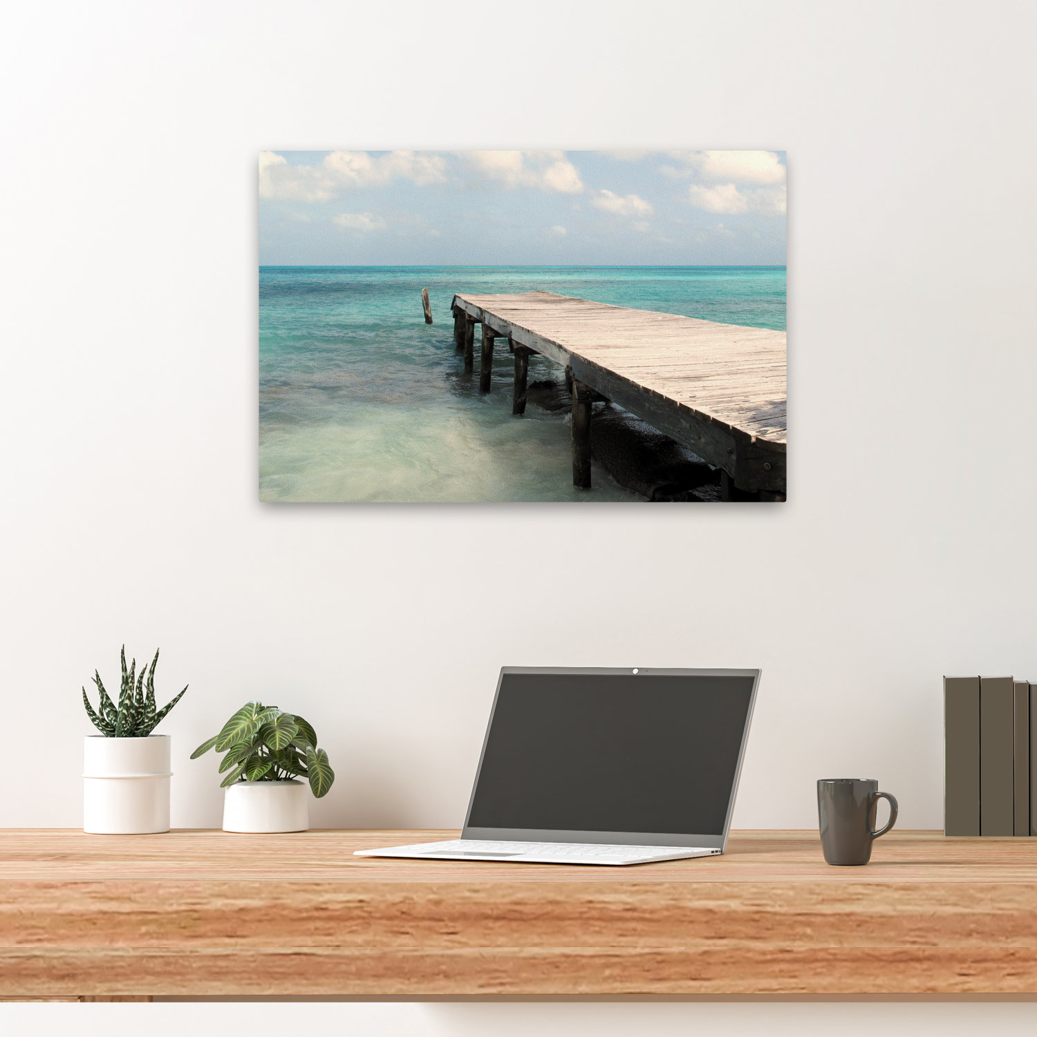 Dovecove Summer Pier - Coastal Shells And Coral Photography Realism ...