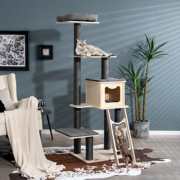 Archie & Oscar™ 69" Minster Wood Cat Tree | Wayfair