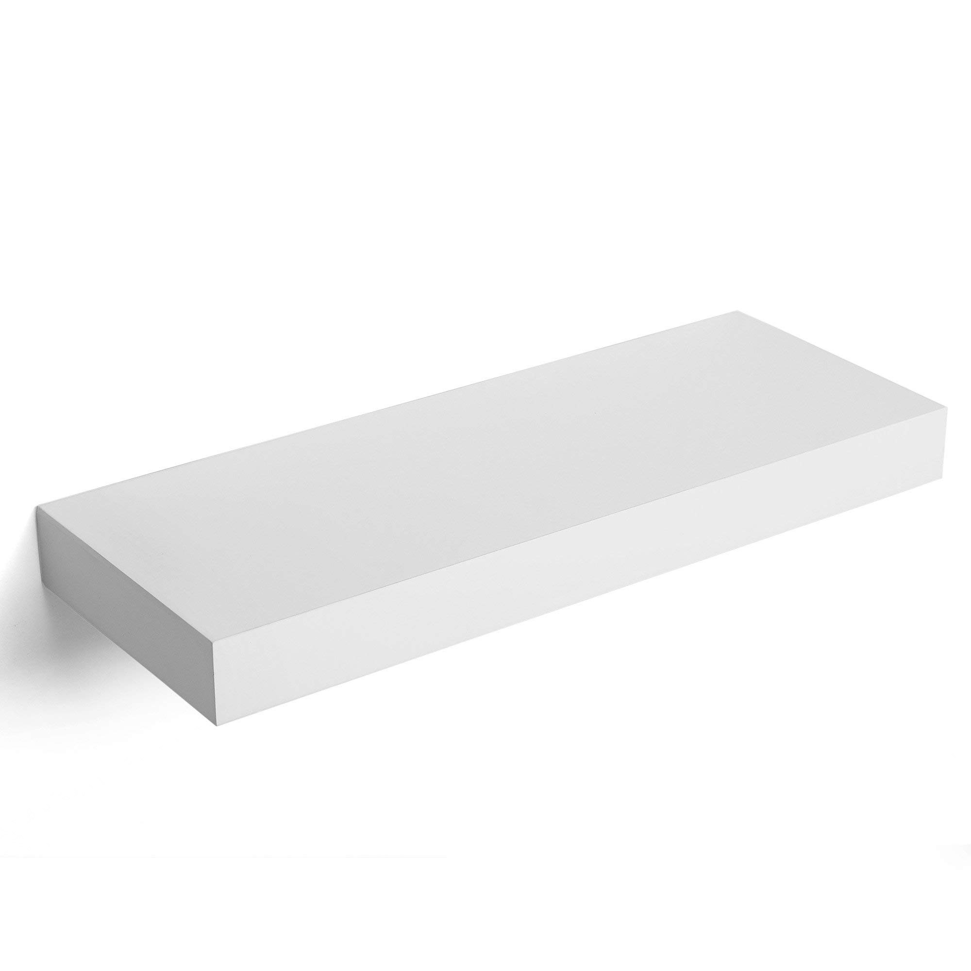 Ebern Designs 1 Pack White Floating Wall Shelf - Wayfair Canada