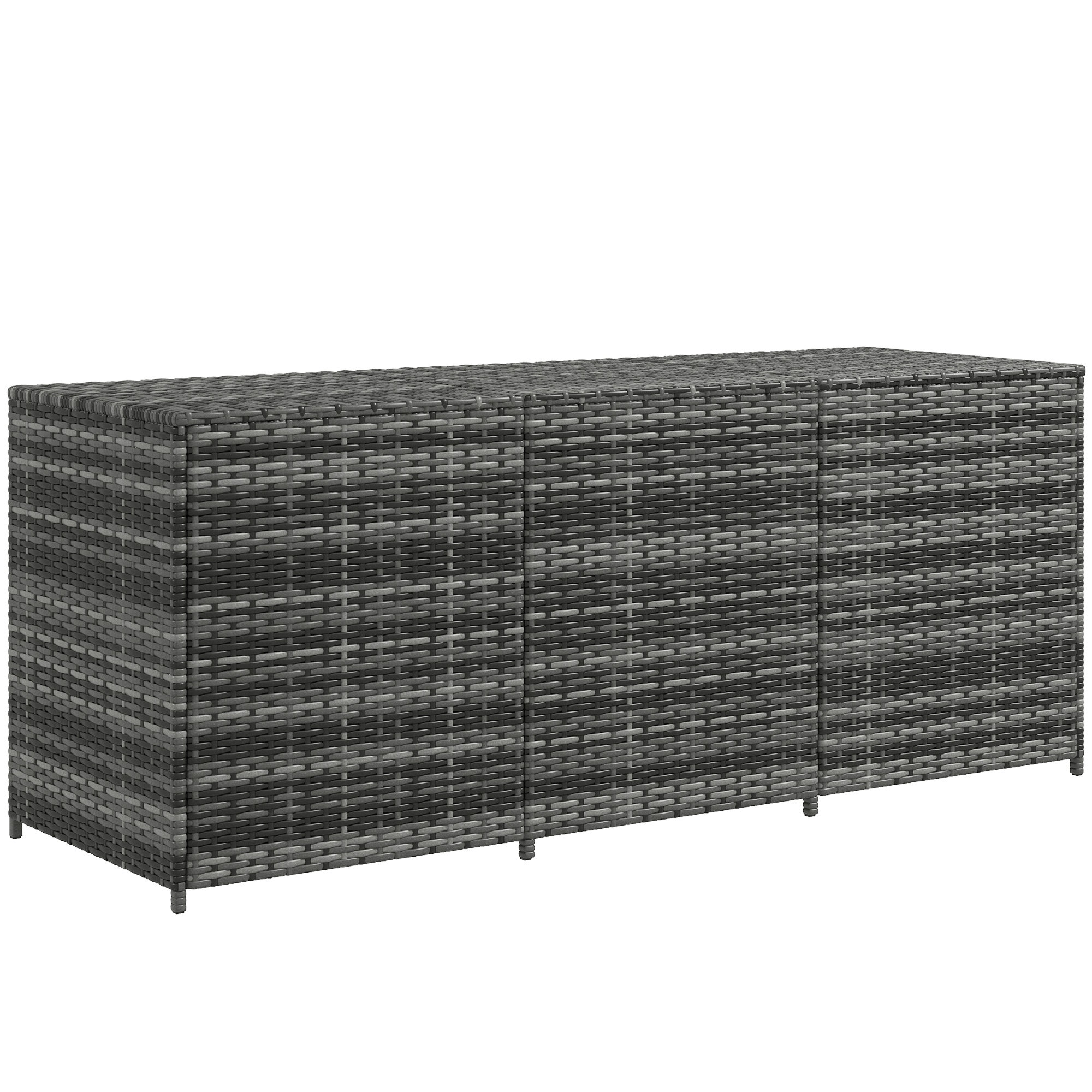 BURDOCK PE Rattan Wicker Deck Box | Wayfair