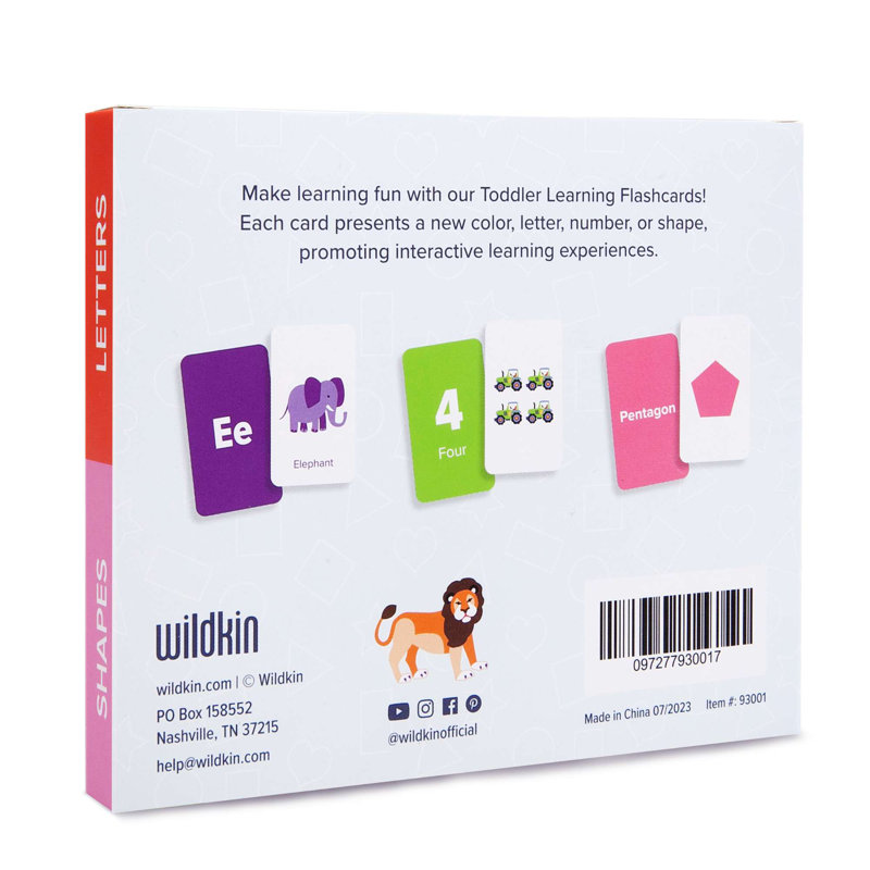 Wildkin Toddler Learning Flash Cards | Wayfair