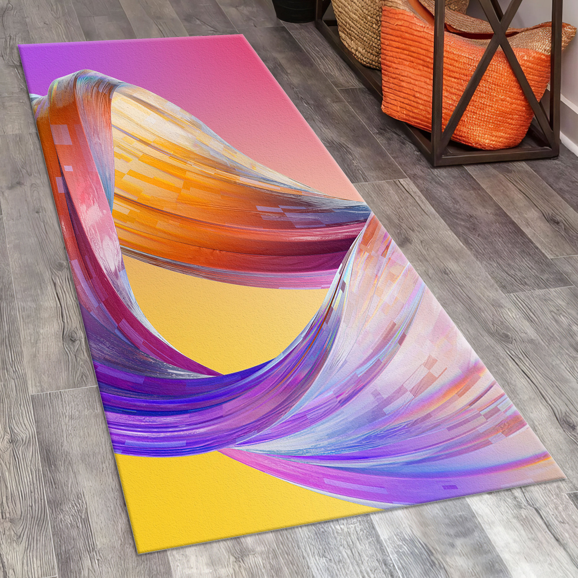 East Urban Home Exquisite Soft Pile Rug with Intricate Geometric Design ...