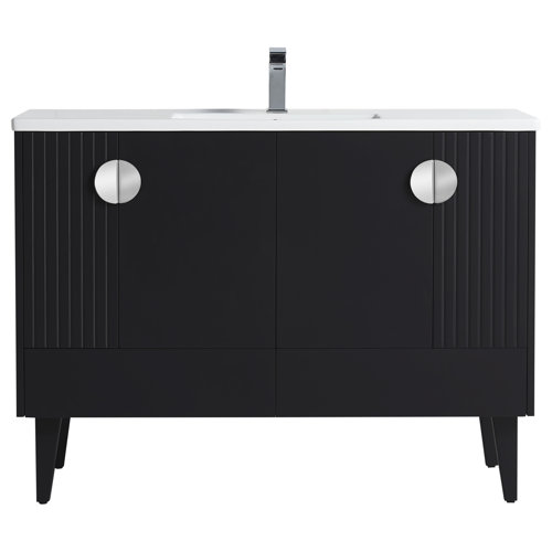 Modern Black Bathroom Vanities | AllModern