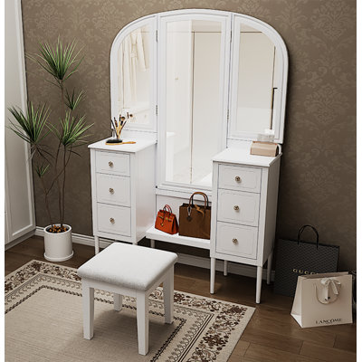 old fashioned makeup vanity