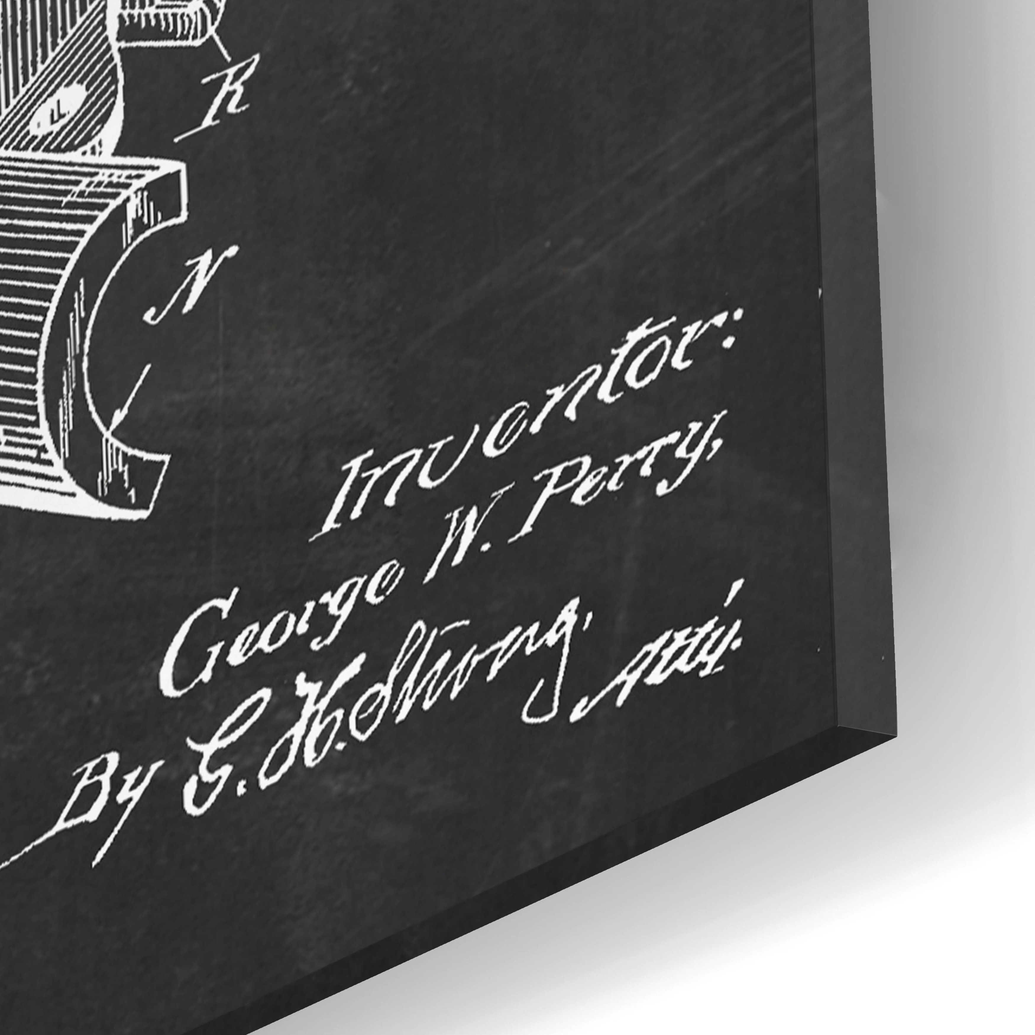 17 Stories Traction Engine Blueprint Patent Chalkboard - Unframed ...