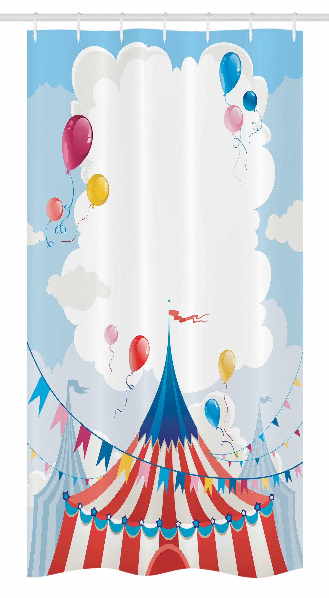 Ambesonne Circus Stall Shower Curtain Single + Hooks | Wayfair
