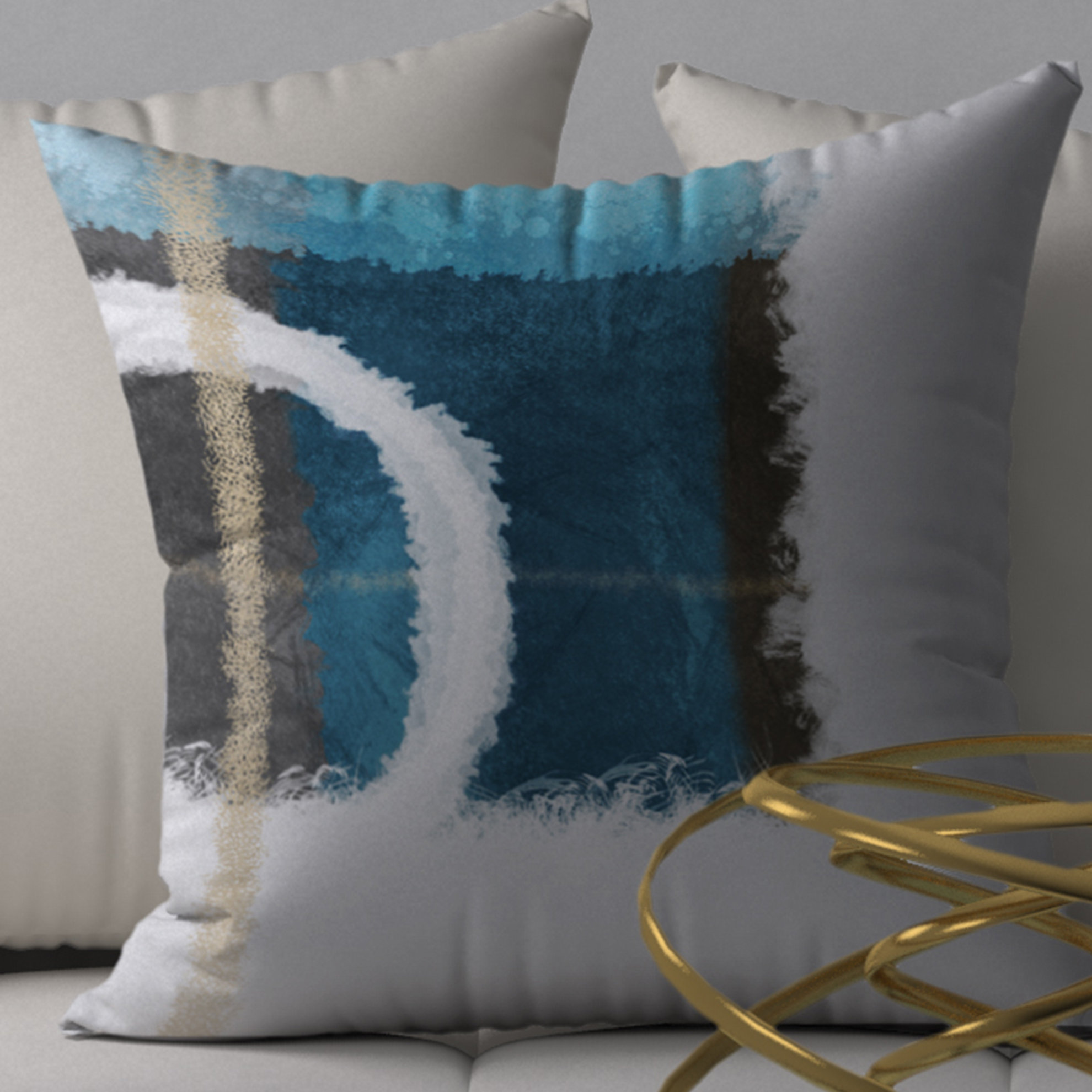 LeRoi Products Connoisseur Invincible Square Pillow Cover & Insert ...