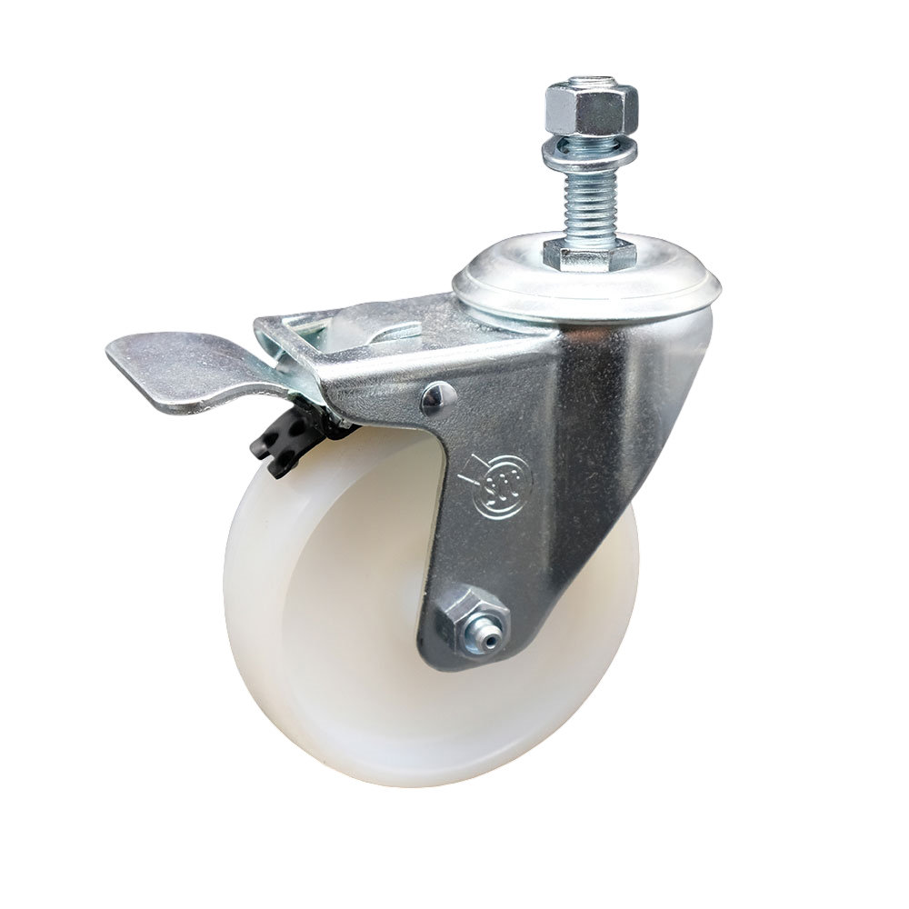Service Caster Wheel Swivel ½ Inch Threaded Stem Caster Total Lock ...