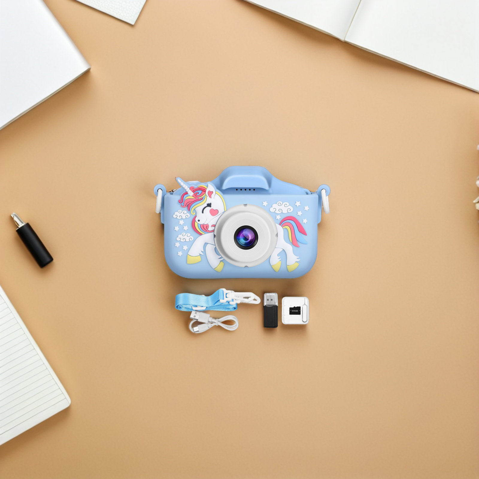 Wrought Studio™ Camera For Kids Unicorn Camera Toddler Digital Camera ...